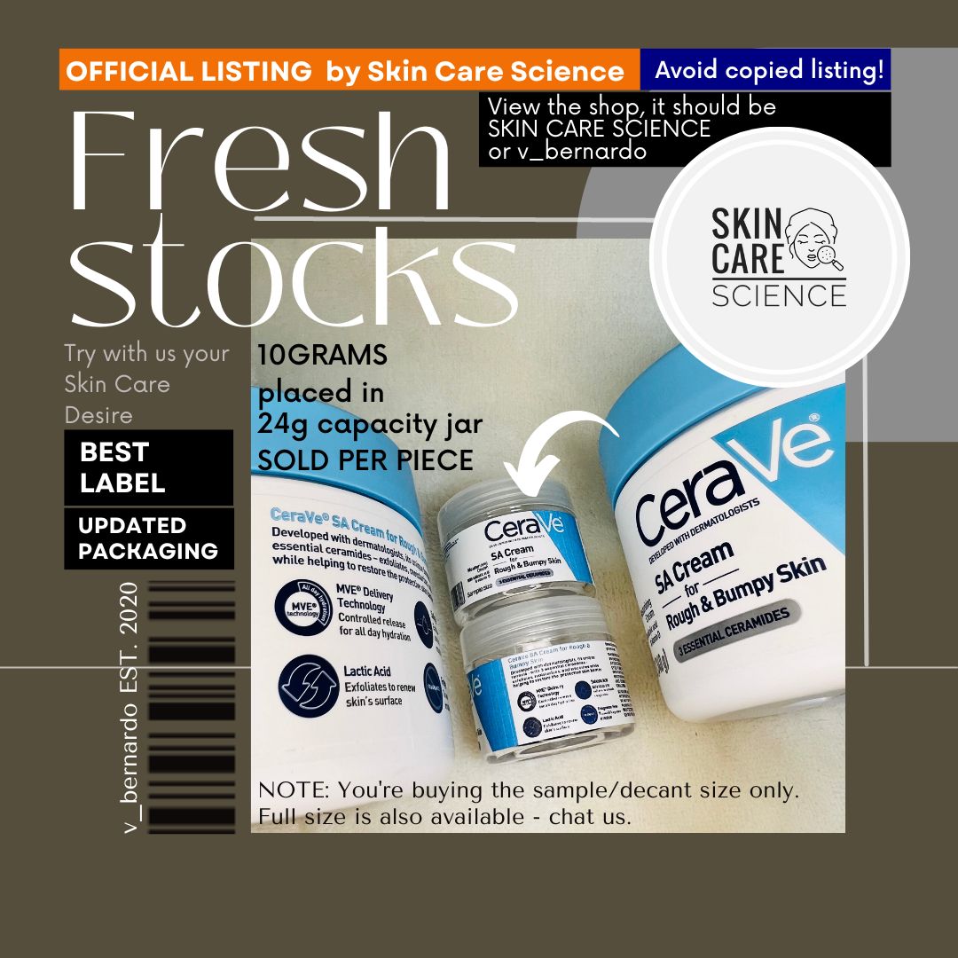 CeraVe SA Cream for Rough and Bumpy Skin | Lazada PH