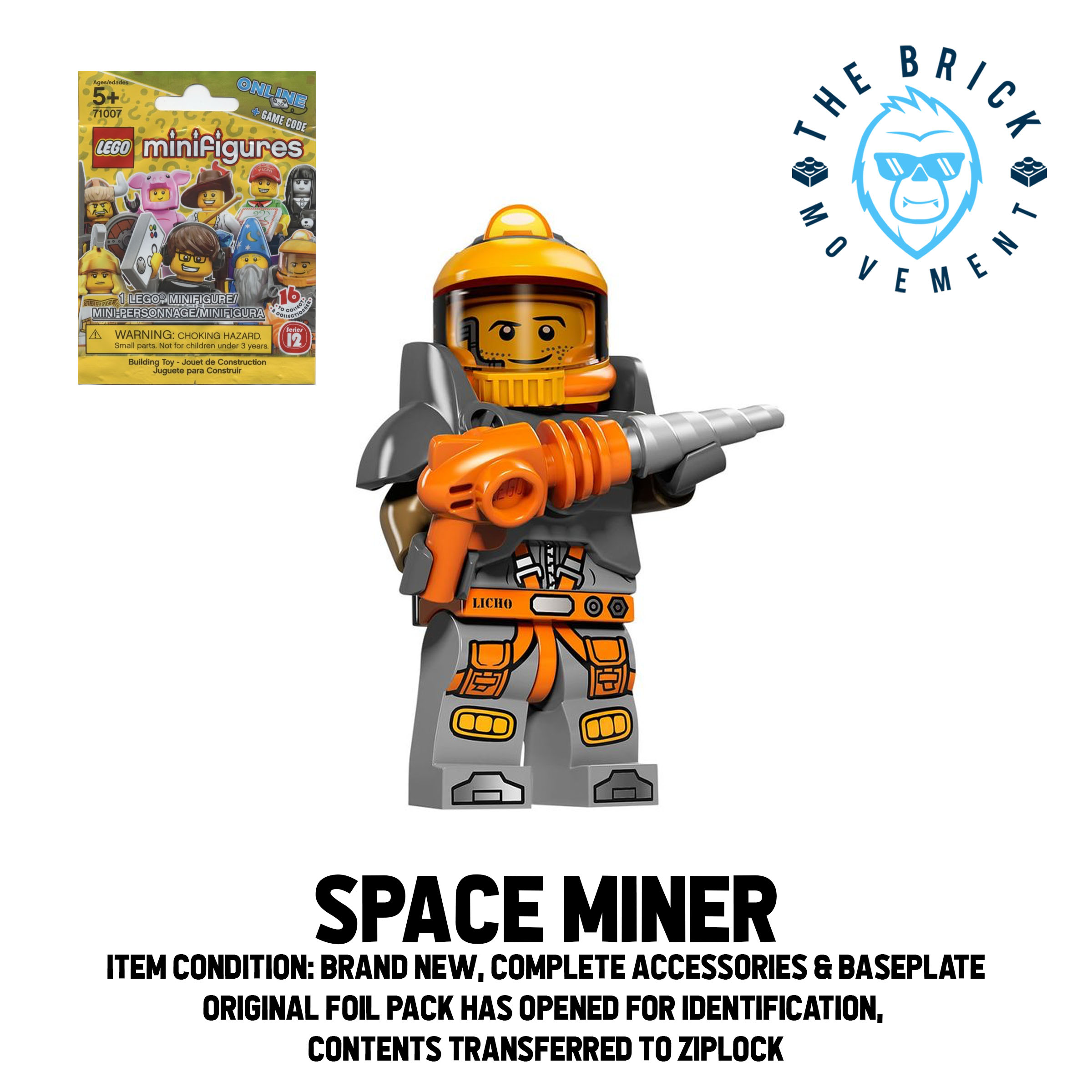 LEGO® Collectible Minifigure Series 12: Space Miner Minifigure | Lazada PH
