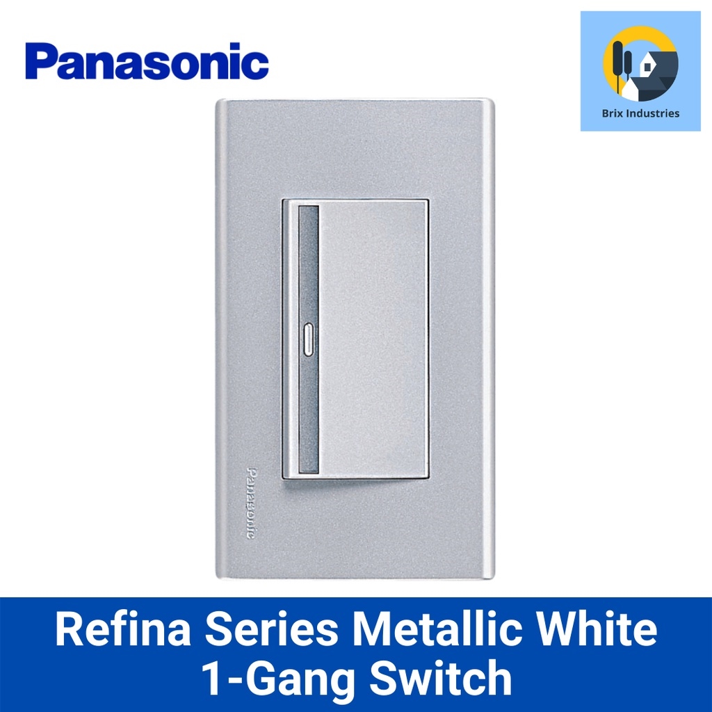 【COD】 Panasonic Metallic White Refina Series 1 Way Switch Set 2 or 3 ...