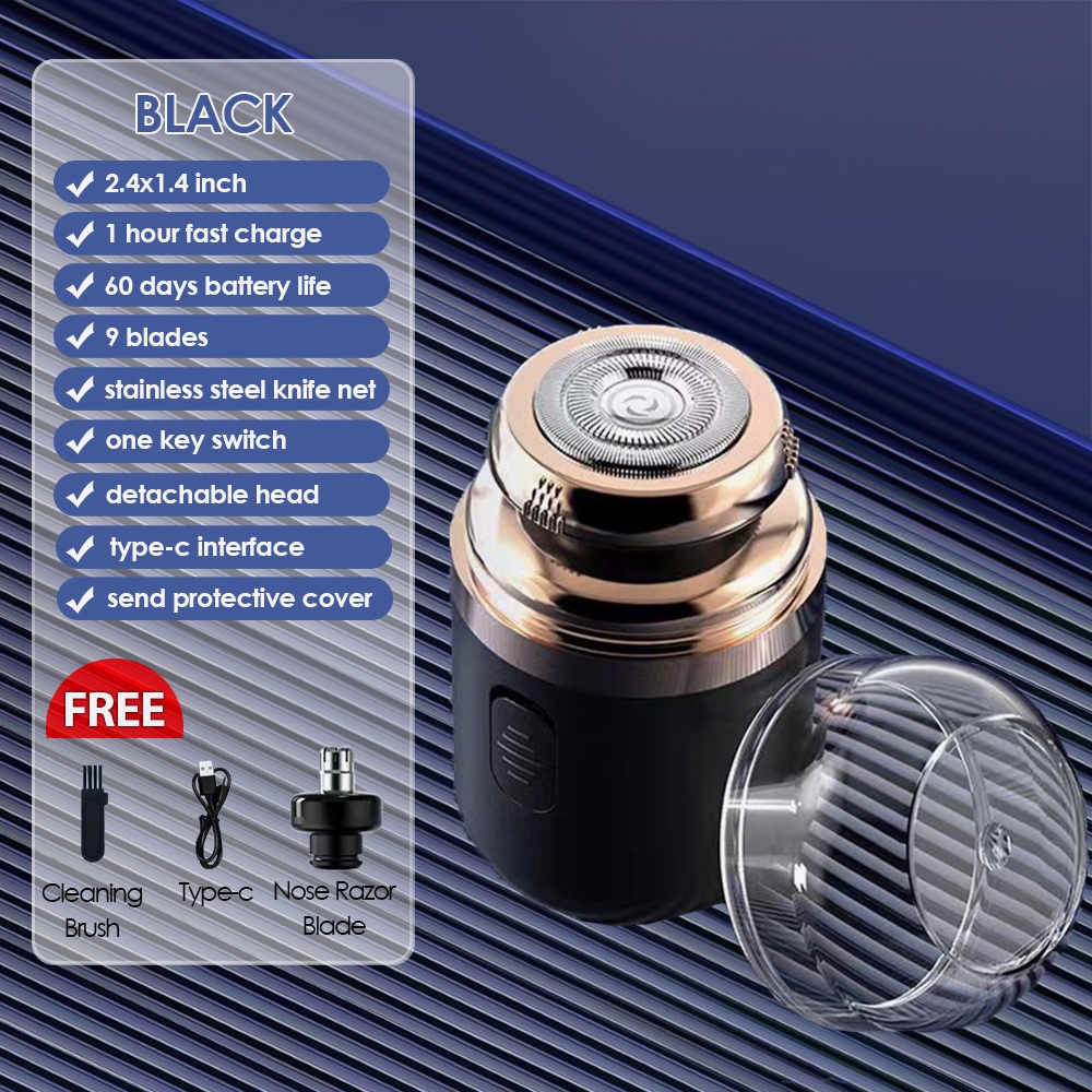 New 2023 Men's Mini Electric Razor For Rechargeable Flawless Facial ...