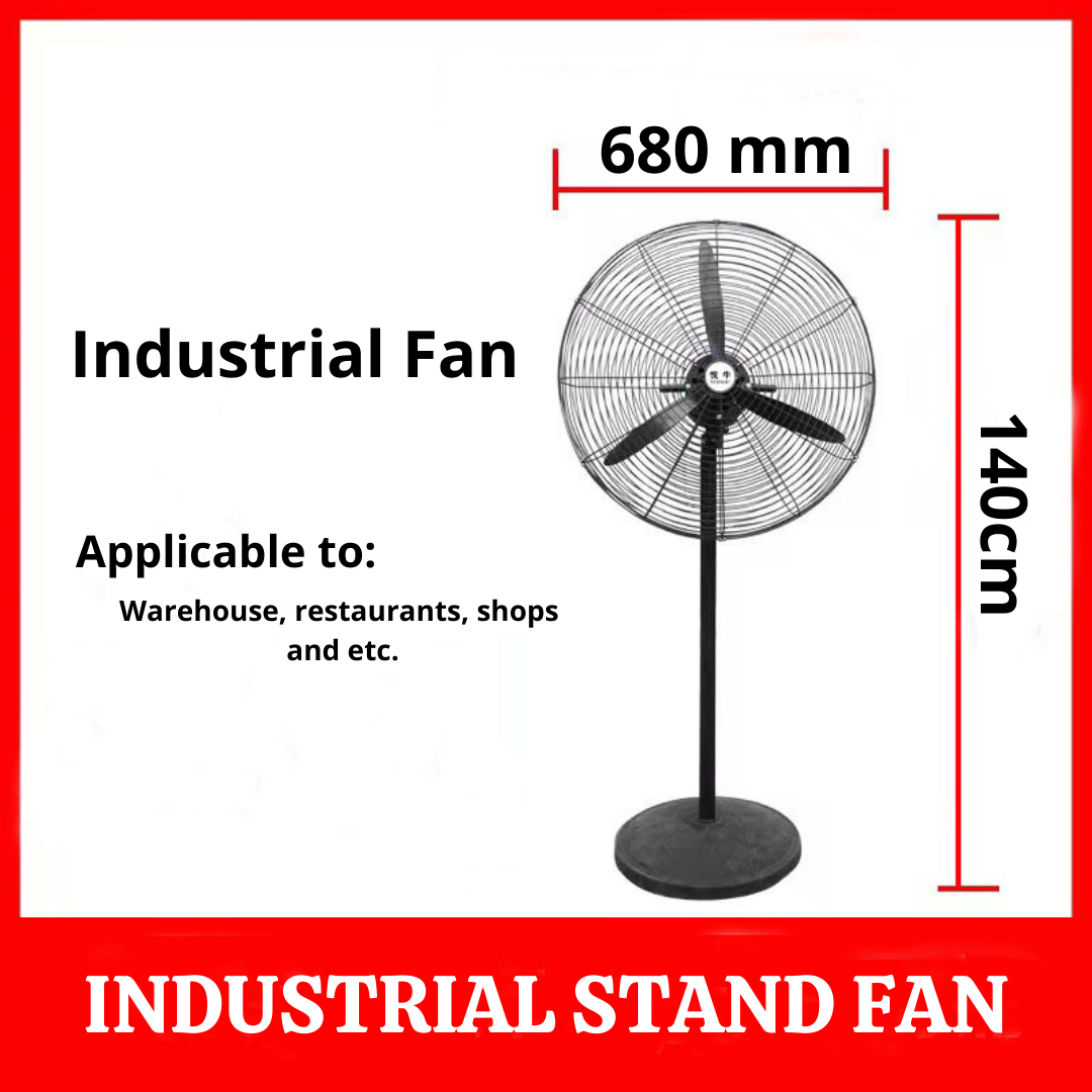 Vertical Industrial Fan Powerful Wind Floor Stand Fan Wall fan 20/26 ...