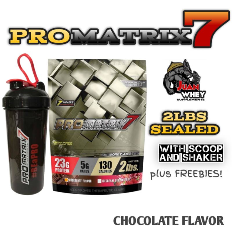 PROMATRIX7 WHEY PROTEIN WITH SHAKER AND SCOOP PLUS FREEBIES! | 1LB AND ...