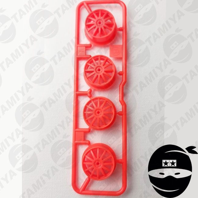 Tamiya mini 4wd Orange Fin Type Wheel Set Medium | Lazada PH
