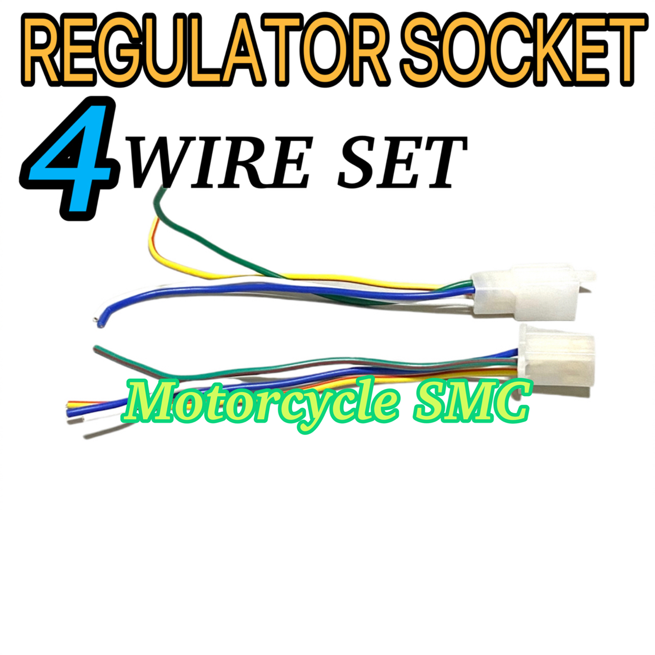 Motorcycle REGULATOR SOCKET SET WITH WIRE 12 CM 4 WIRE 5 WIRE | Lazada PH