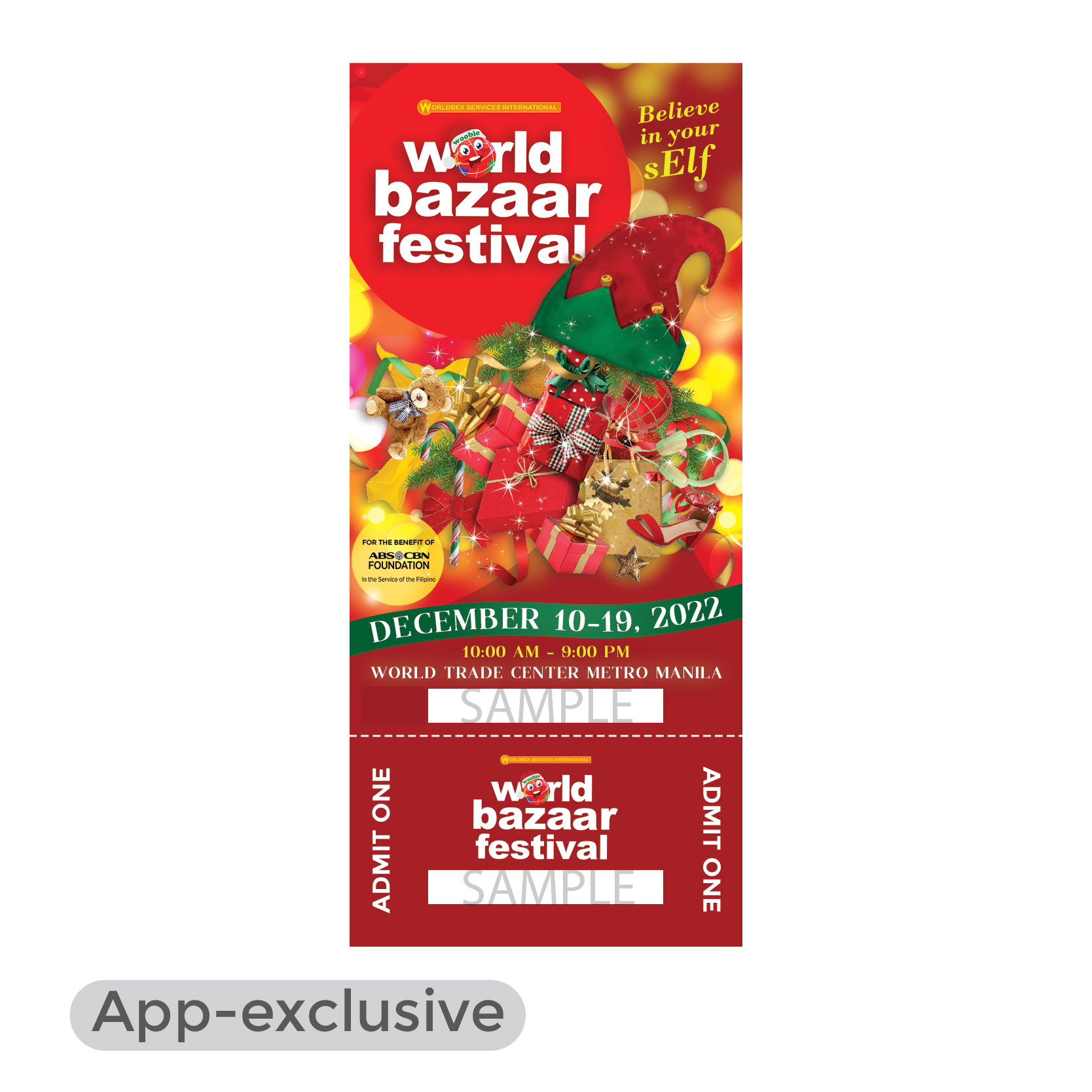 [Digital Voucher] World Bazaar Festival 2022 Entrance Ticket | Lazada PH
