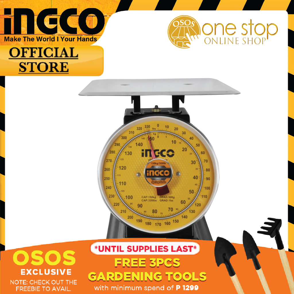 Original Brand Of Ingco Spring Table Weighing Scale Kilo Weight 150kg ...