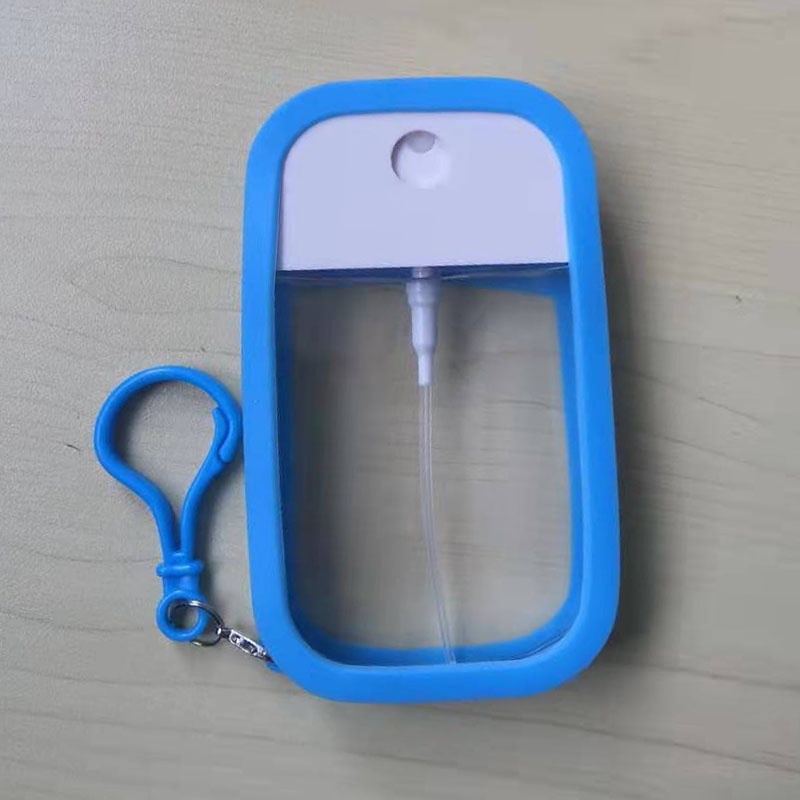 38ml Hand Sanitizer Spray Travel Pocket Size Refillable Bottle Silicone ...