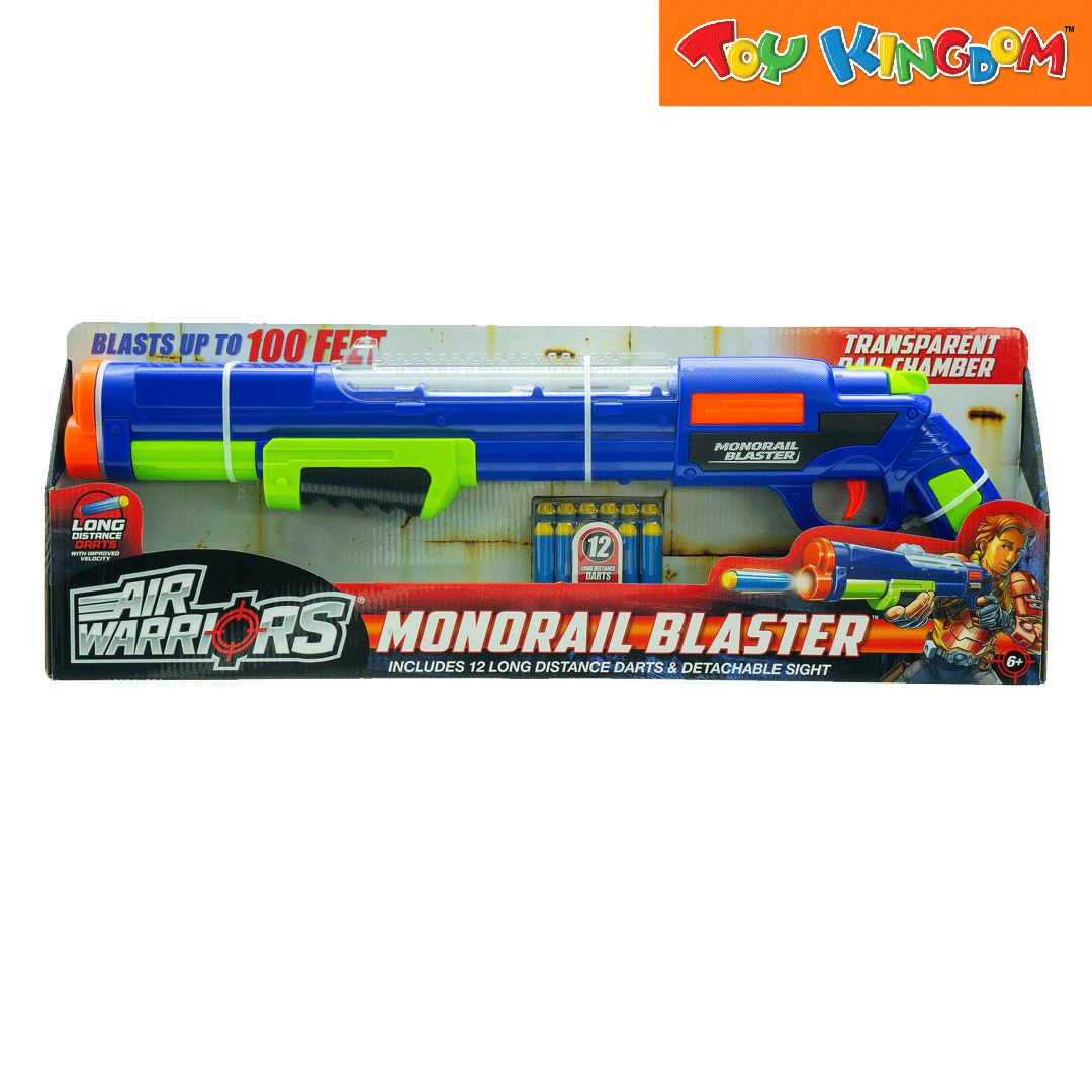 Buzz Bee Air Warriors Transparent Rail Chamber Monorail Blaster | Lazada PH