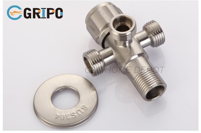 GRIPO sus 304 stainless high quality 3 way angle valve | Lazada PH
