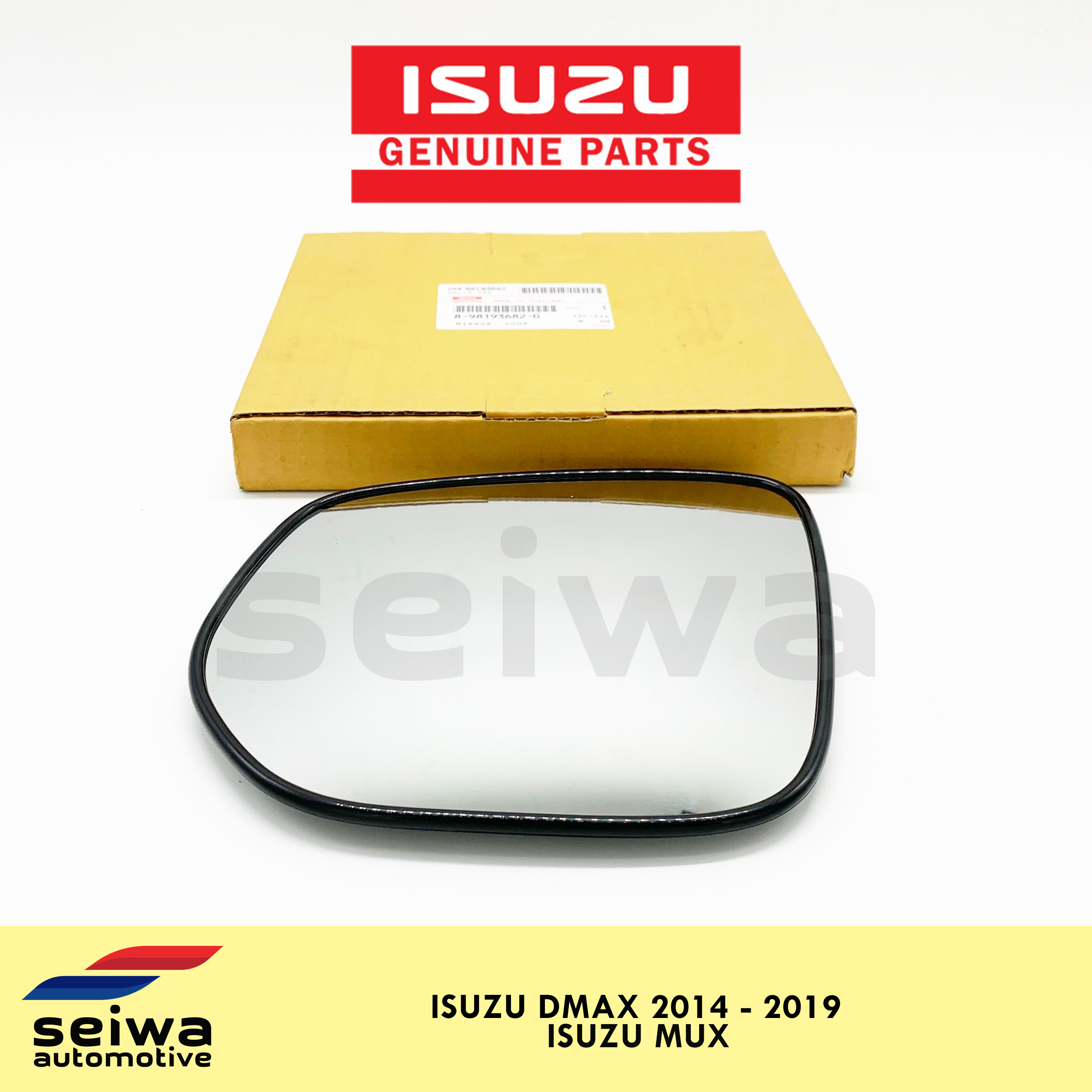 Isuzu Mux Side Mirror Lens LH - [2014 - 2019] Isuzu Dmax Side Mirror ...
