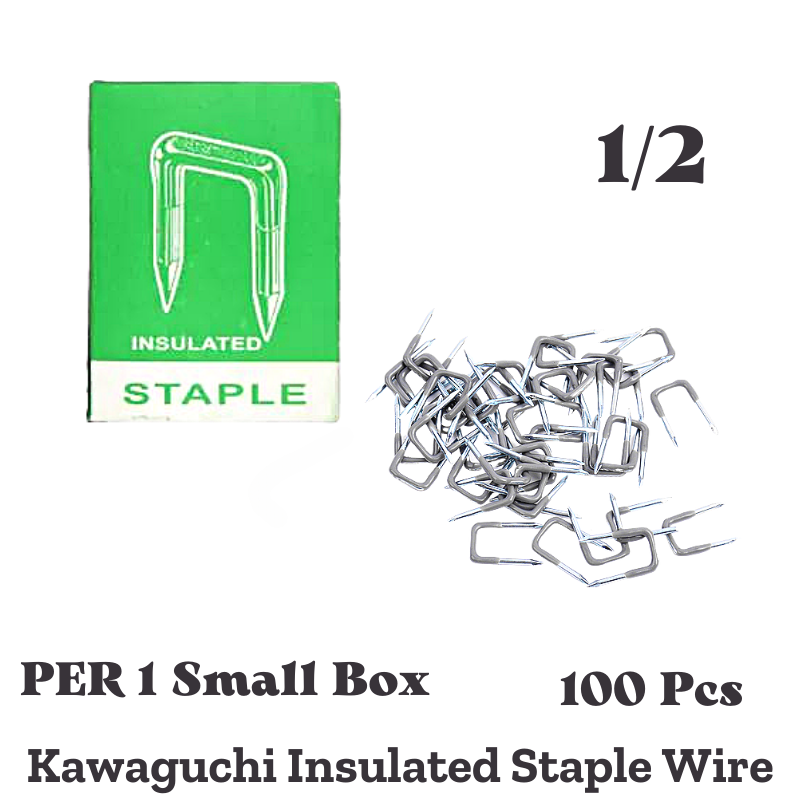 Kawaguchi Insulated Staple Wire U Nails 1/2 ,3/4 ,1 Small Box | Lazada PH