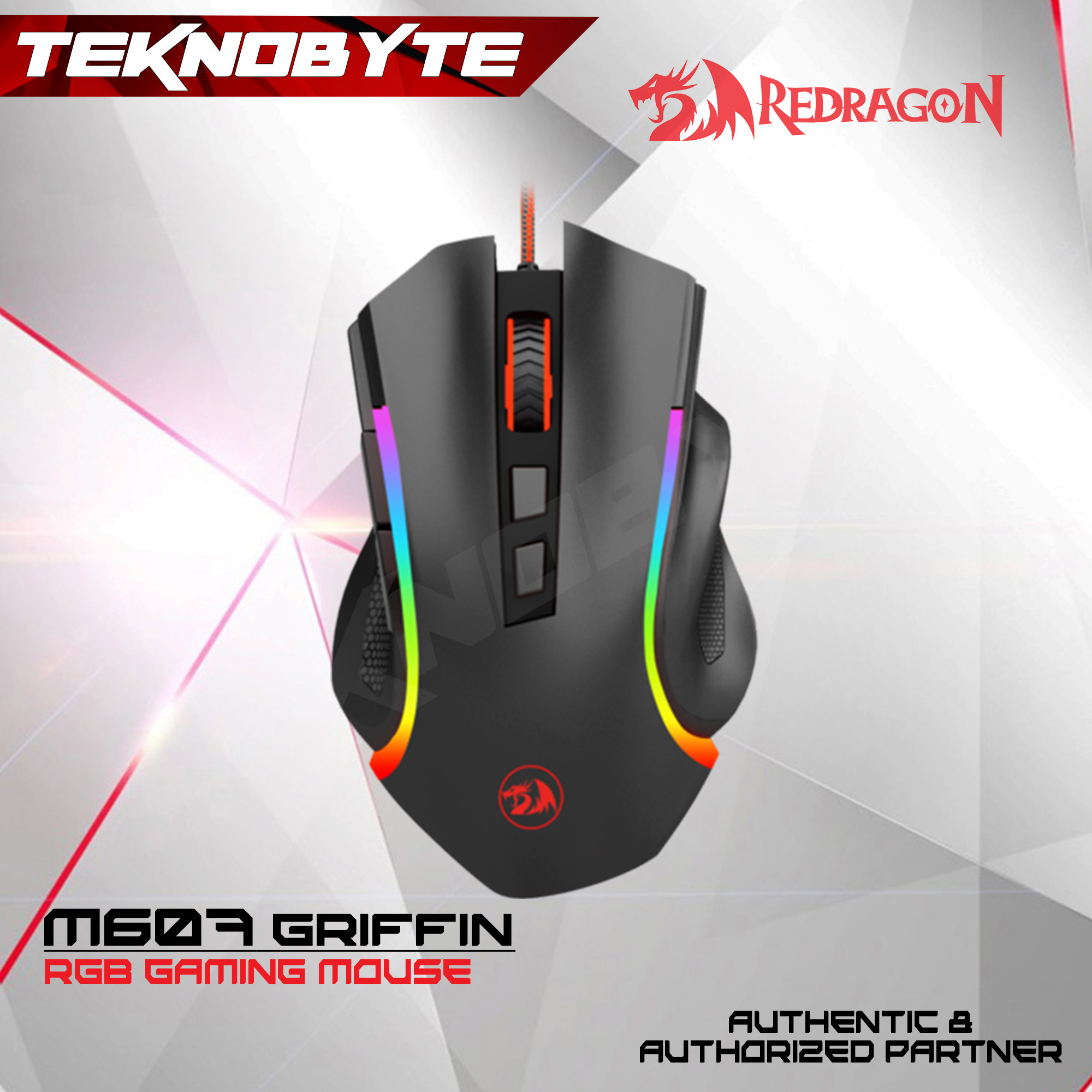 Redragon M607 Griffin RGB 7200 DPI RGB Gaming Mouse | Lazada PH