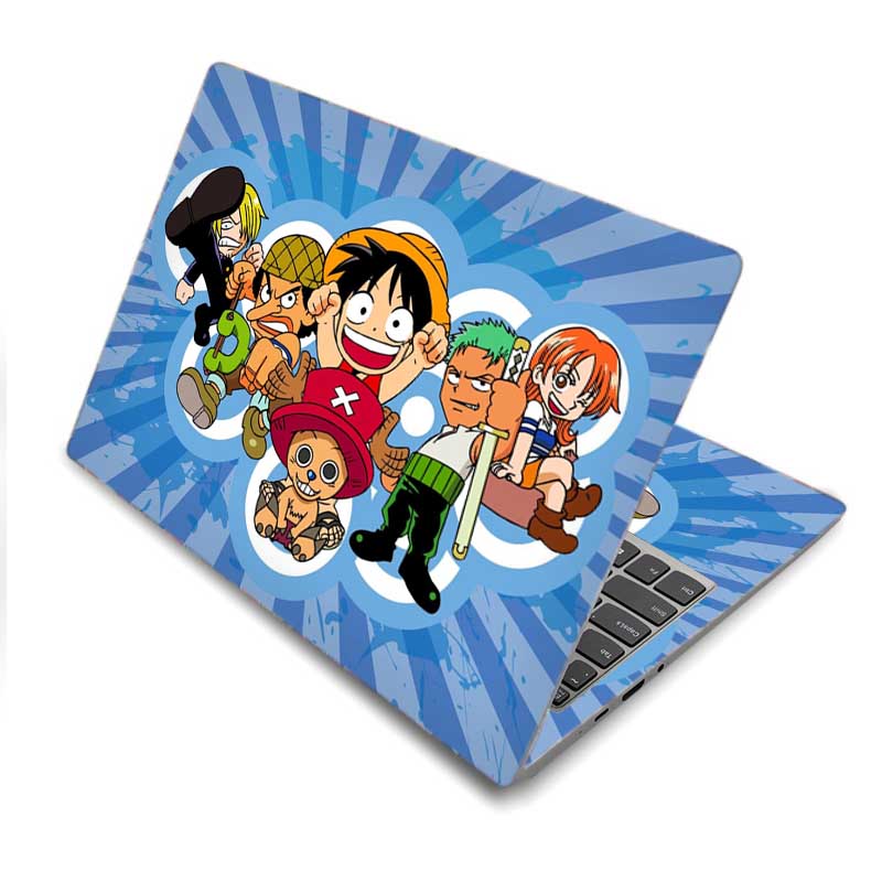 One Piece Theme Laptop Sticker Skin Luffy Roronoa Zoro Robin Nami ...