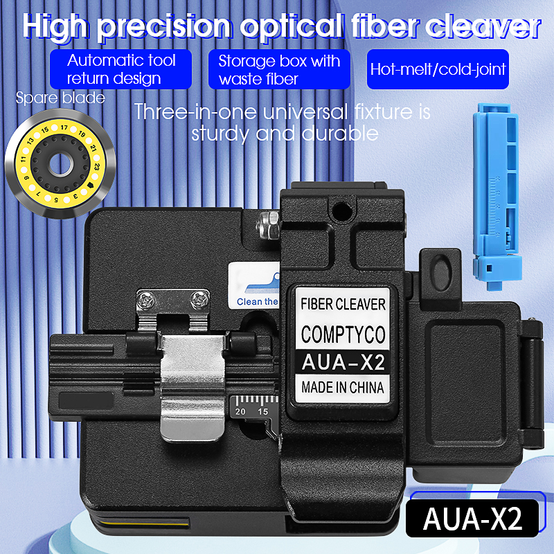 COMPTYCO AUA-X2 fiber optic cutting machine hot melt cold joint high ...