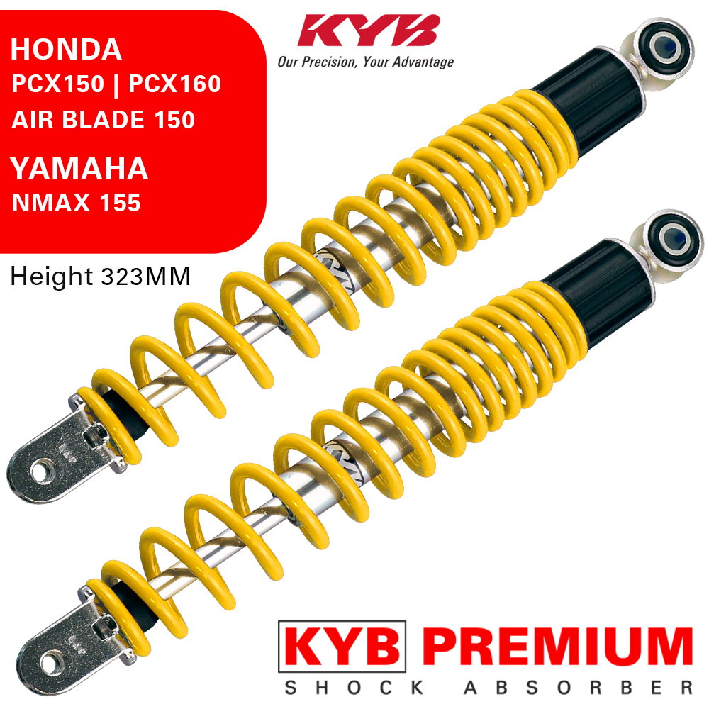 KYB Premium NMAX, PCX150, AirBlade 150 Shock Absorber (Thailand ...