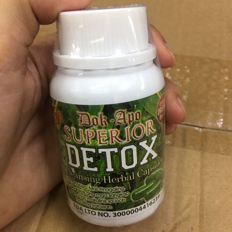 【Spot in Manila】Dok Apo SUPERIOR DETOX Cleansing Herbal Capsule | Lazada PH