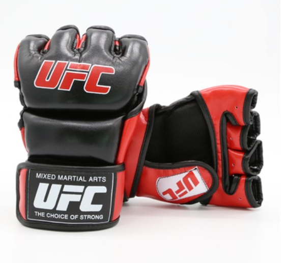 UFC Leather Gloves Sports Boxing Fighting Muay Thai Fight Sports MMA ...
