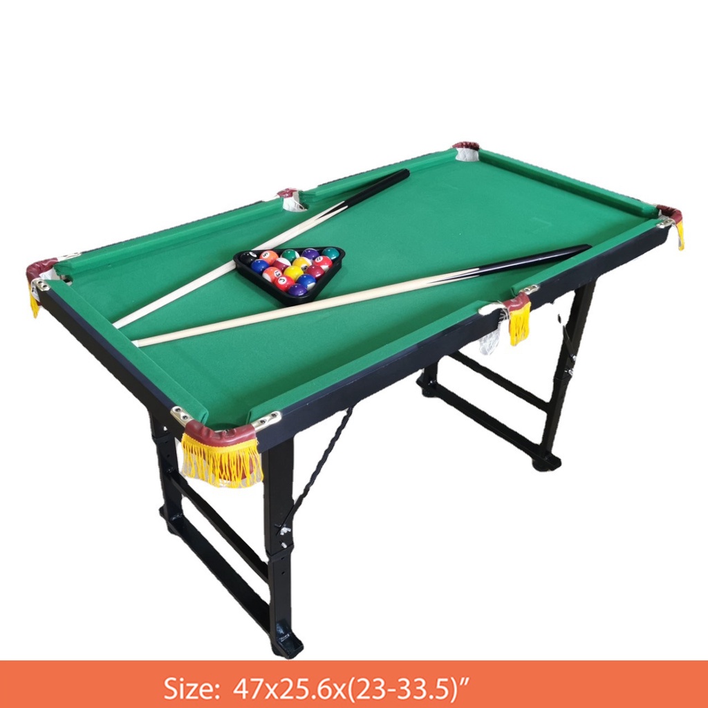 47*25.6 inches Mini billiard Table for Kids adjustable metal legs ...