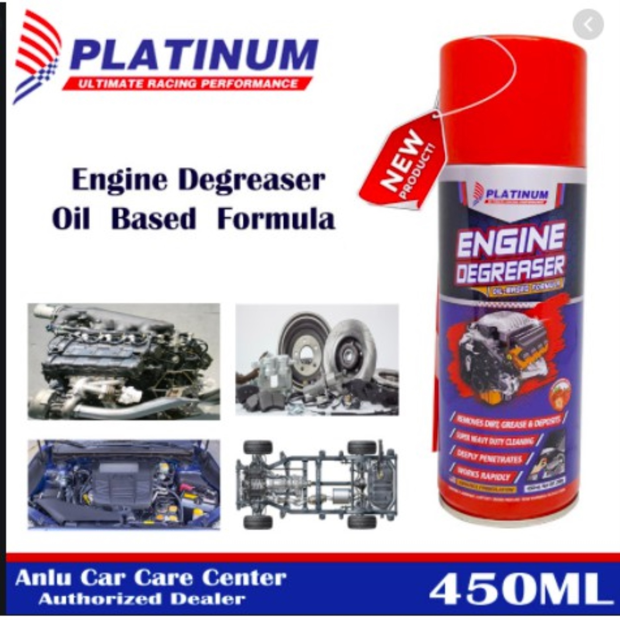 PLATINUM Engine Degreaser - Oil-Based Heavy Duty Engine Degreaser - 450 ...