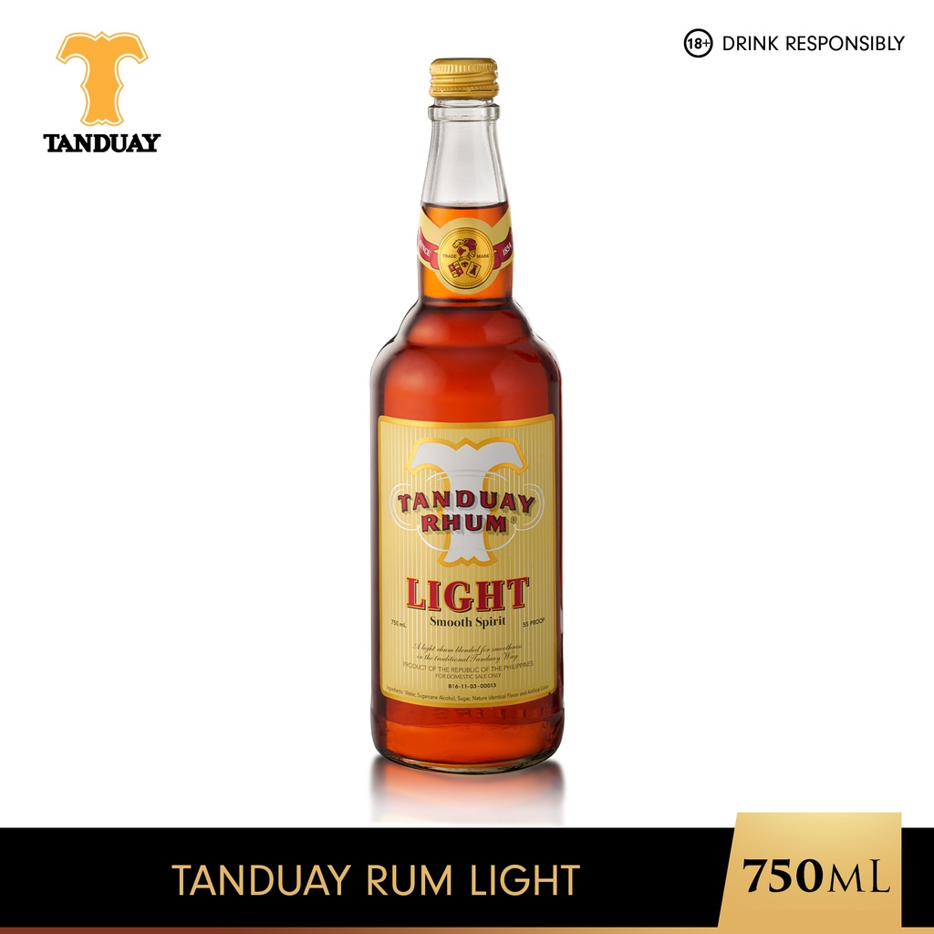 Tanduay Rum Light 750ml | Lazada PH