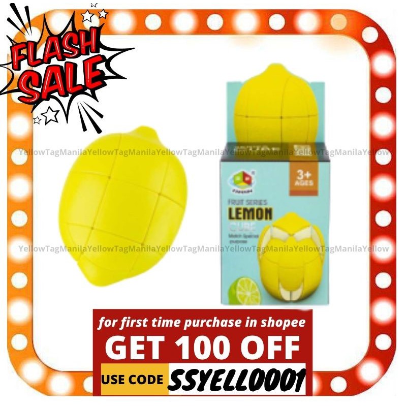 flash sales ⚡Lemon Fruit Magic Cube Kit Fun Puzzle Education Rubik's ...