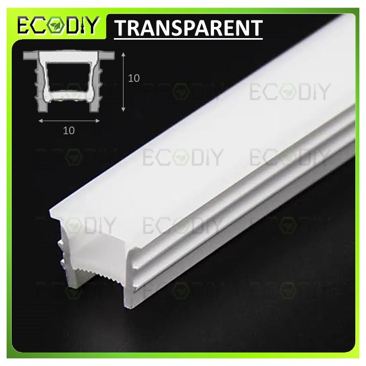 ECODIY LED Silicone Channel Strip Light Rubber Silicone Casing Profile ...