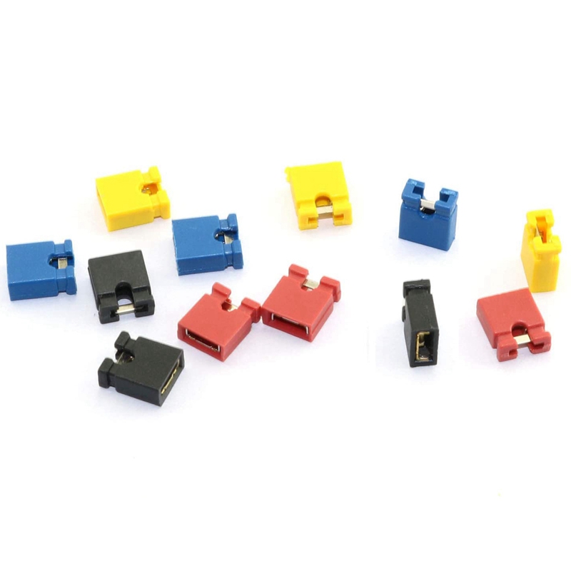 100Pcs 2.54MM Jumper Cap Open Type Shorting Cap Shorting Block Shorting ...
