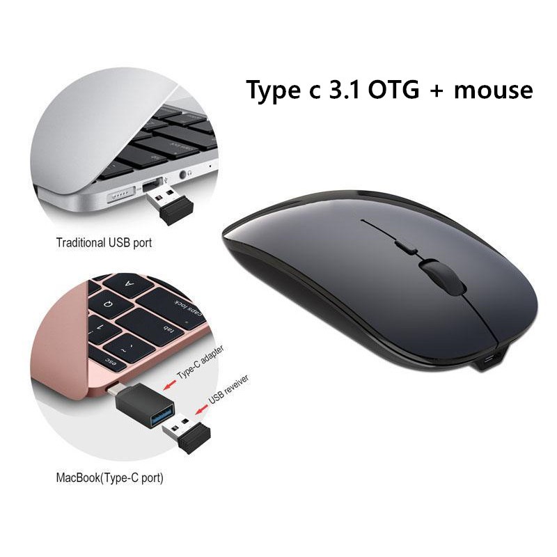 good Wireless Mouse Rechargeable Bluetooth Mice Silent Mouse For ...