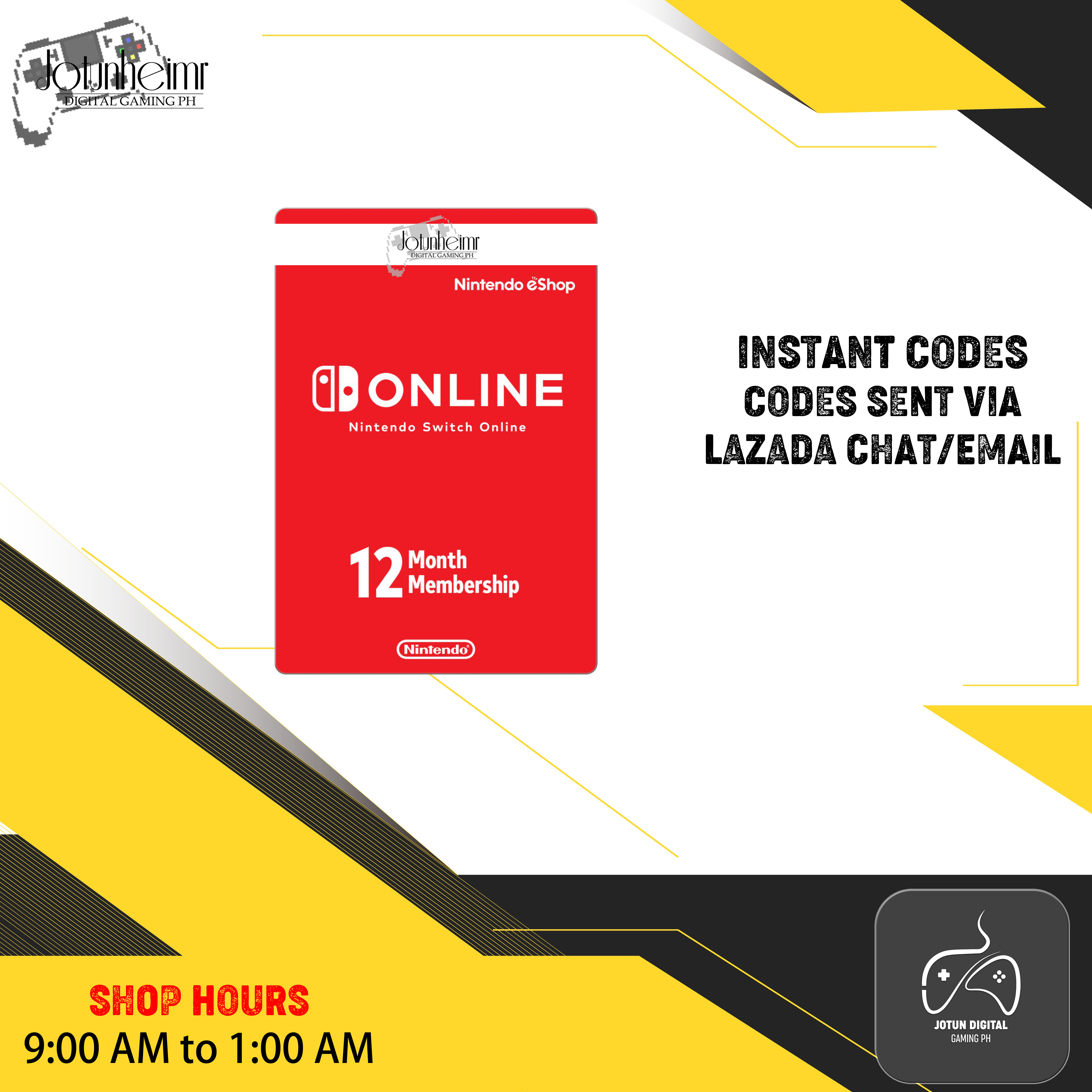 Nintendo Individual Membership (12 Months US - Digital Code) - Jotun ...