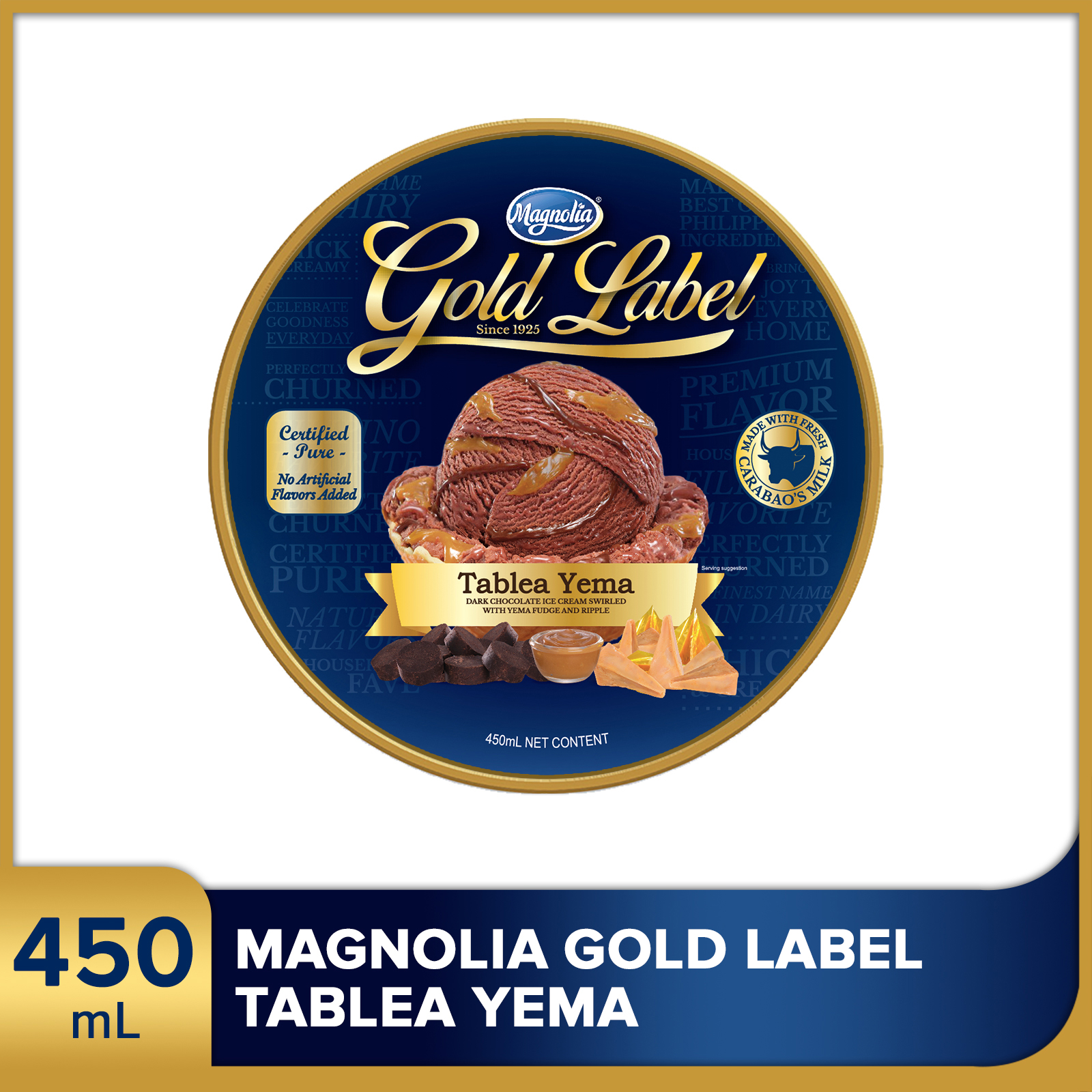 Magnolia Gold Label Tablea Yema 450ML | Lazada PH
