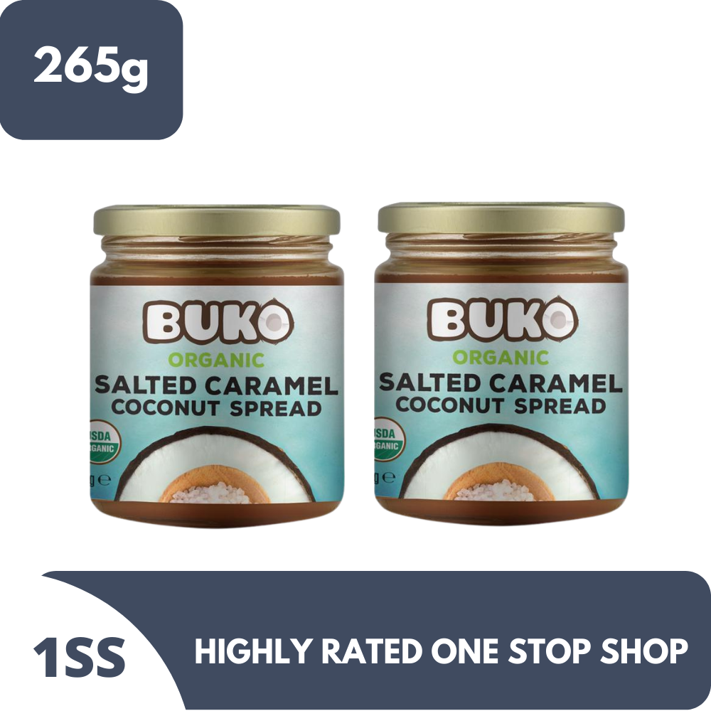 Buko Life Organic Salted Caramel Coconut Spread 265g x 2 | Lazada PH