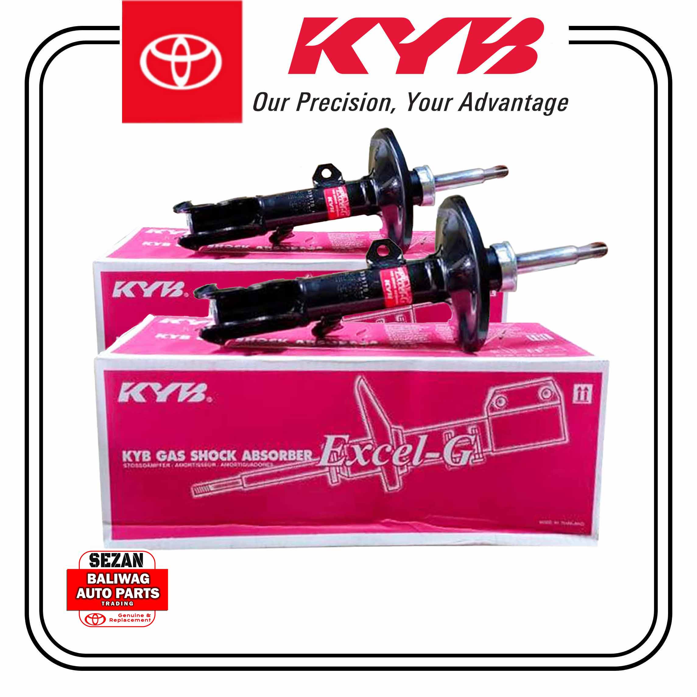 KYB KAYABA TOYOTA COROLLA ALTIS 2007-2012 SHOCK ABSORBER FRONT SET 339114 339115 | Lazada PH