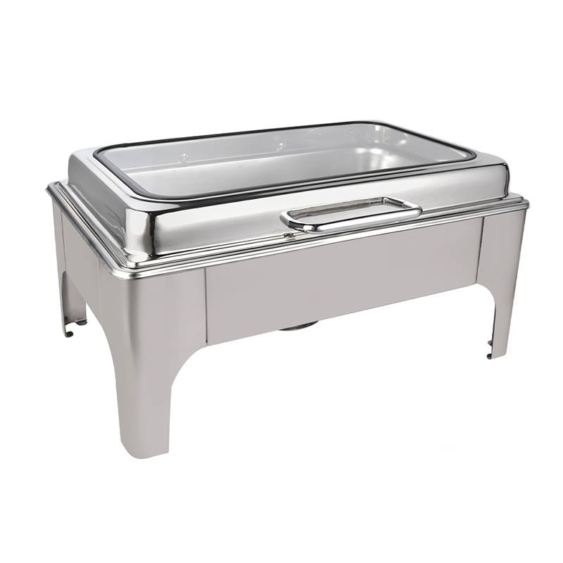 Stainless Steel Rectangular Food Pan Buffet Food Warmer Chafing Dish ...