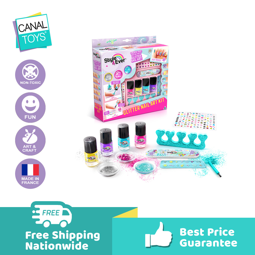 Canal Toys Style 4 Ever - Glitter Nail Art Kit | Lazada PH