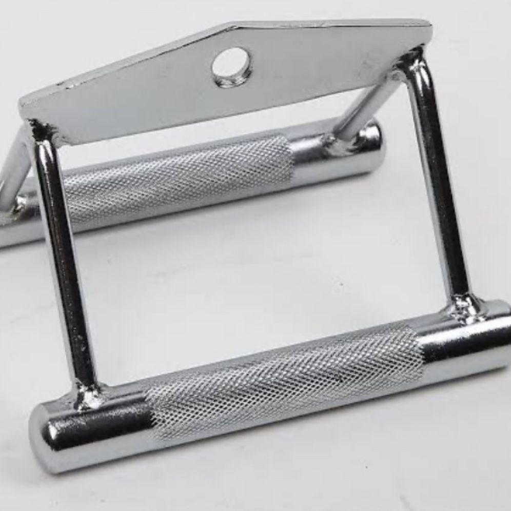 Double d rowing Close grip seated row handle bar cable attachment home ...