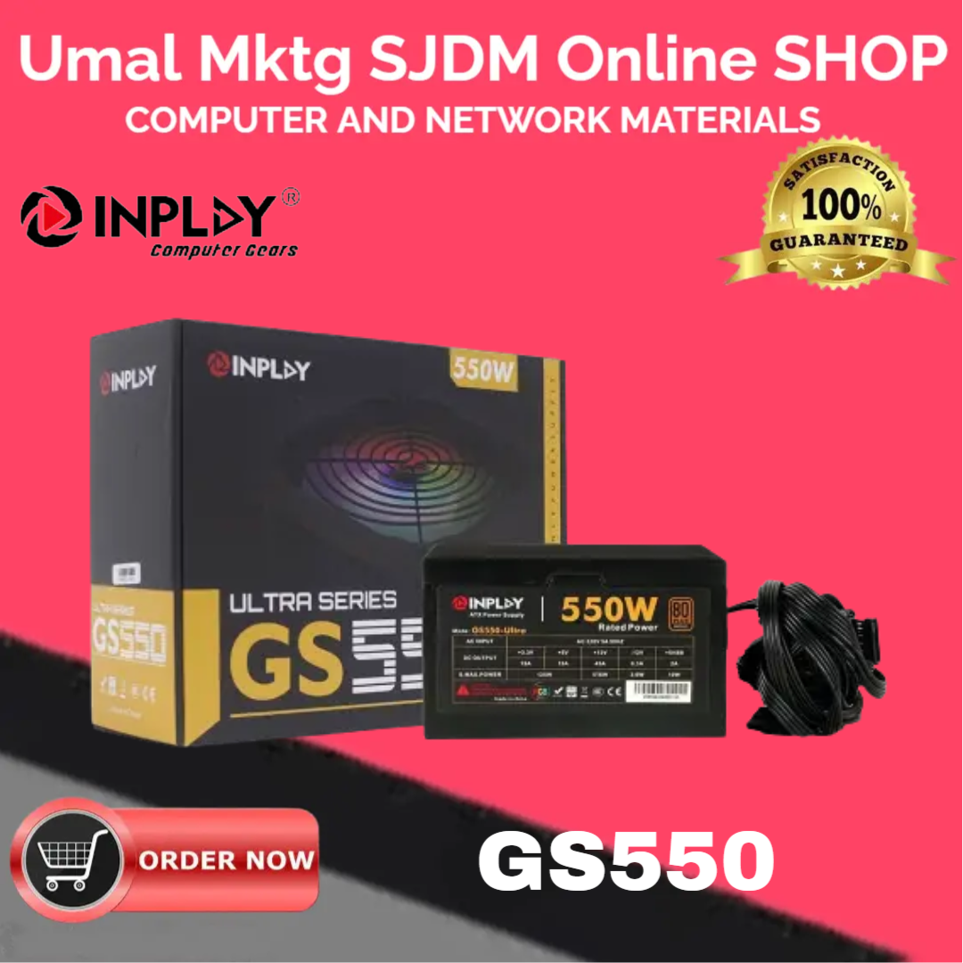 INPLAY GS550 PRO TRUE RATED POWER SUPPLY | Lazada PH