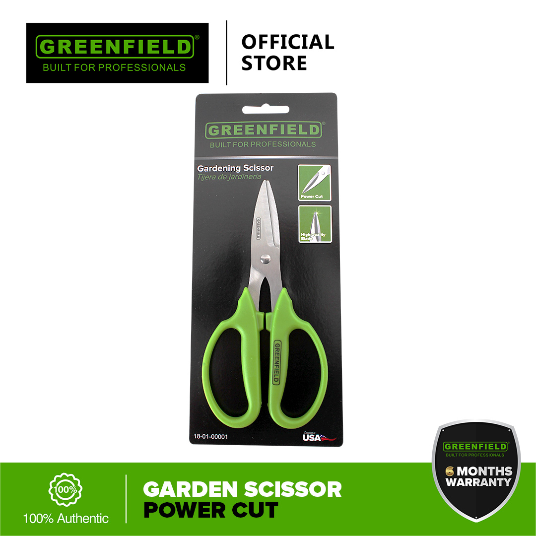 Greenfield 18-01-00001 Garden Scissor Power Cut - Gardening Tool ...