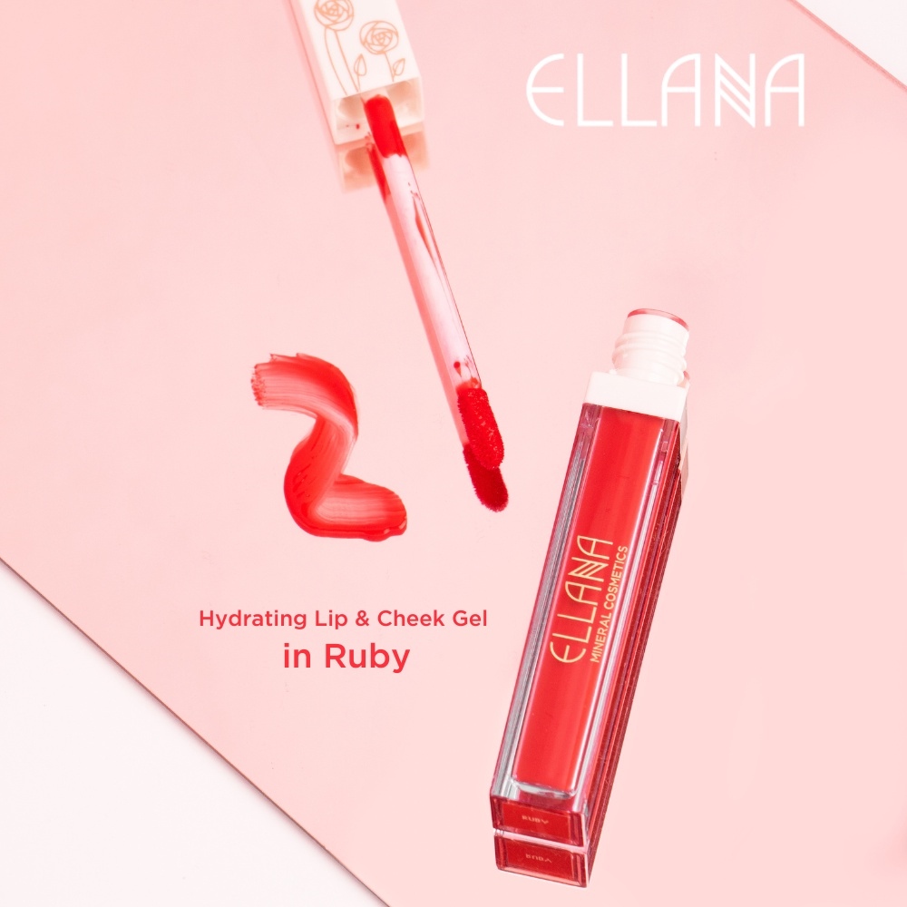 ELLANA Aloe And Rose Hydrating Lip And Cheek Gel - Ellana Mineral ...