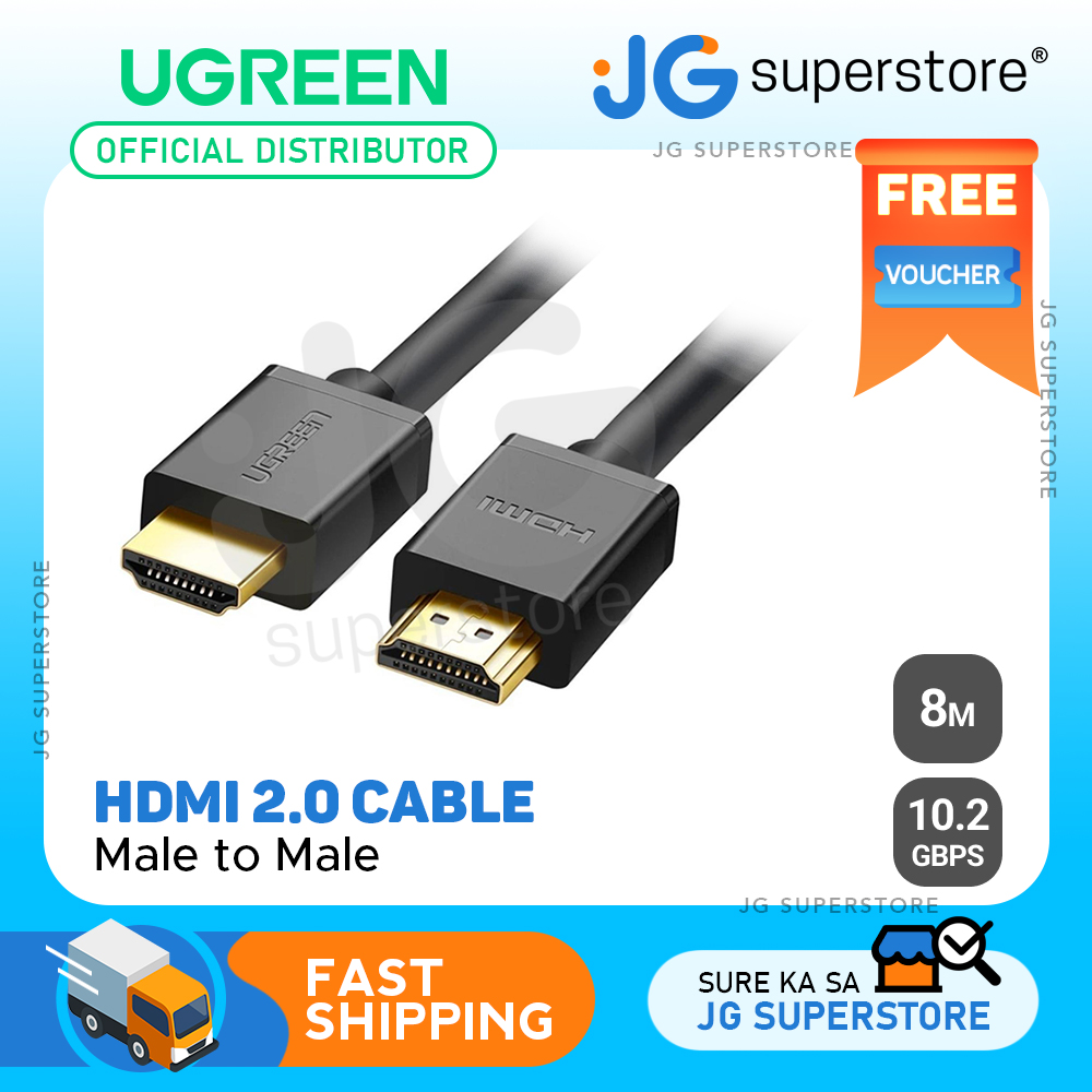 UGREEN 4K UHD HDMI 2.0 Male to Male Cable High Speed 10.2Gbps with ...