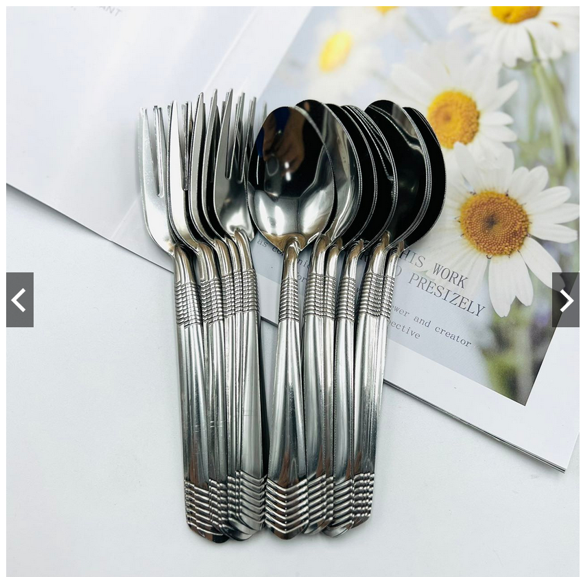 1 DOZEN Stainless Steel Table Spoon & Fork For Daily Use Dinner or Dessert | Lazada PH