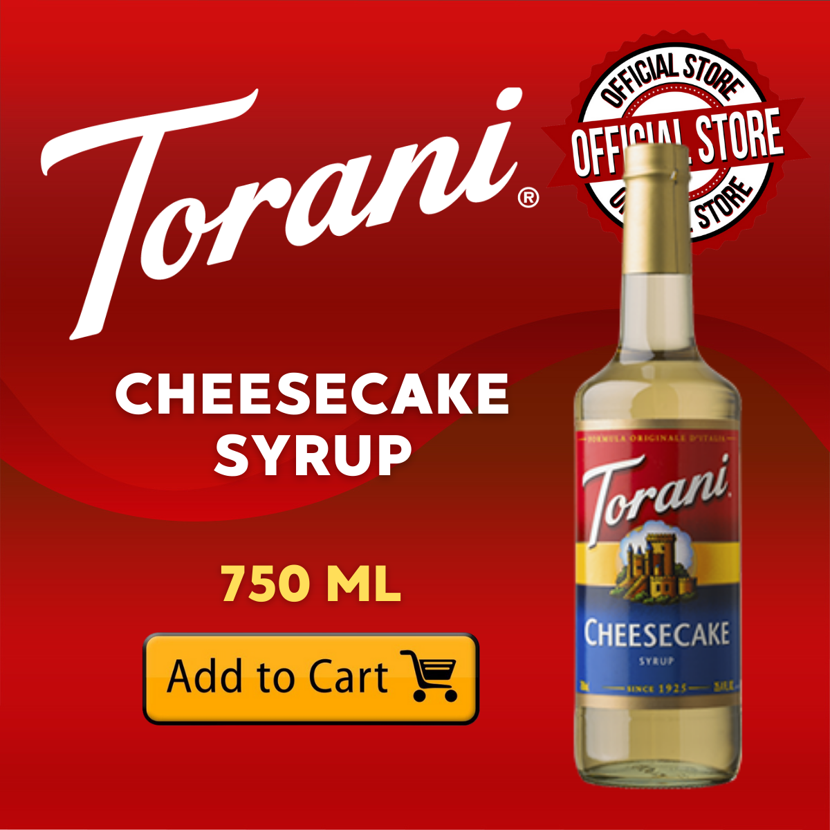 TORANI CHEESECAKE SYRUP 750 ML | Lazada PH