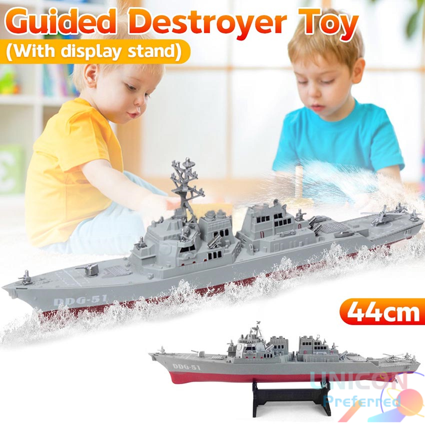 Battleship Model Toy DDG-51 Navy Guided Missile Destroyer Ship Model ...