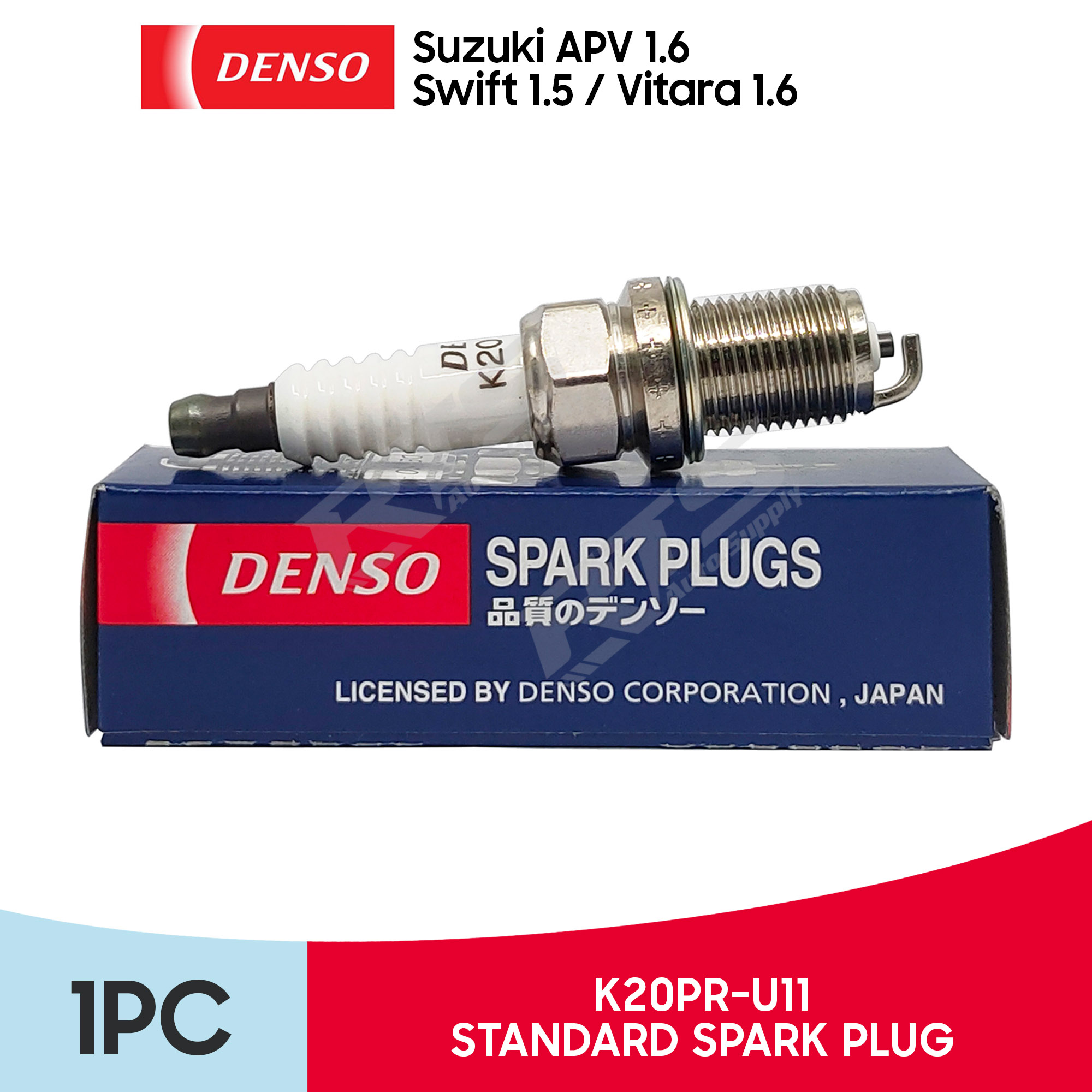 Denso K20PR-U11 Standard Spark plug for Suzuki APV 1.6 / Swift 1.5 ...