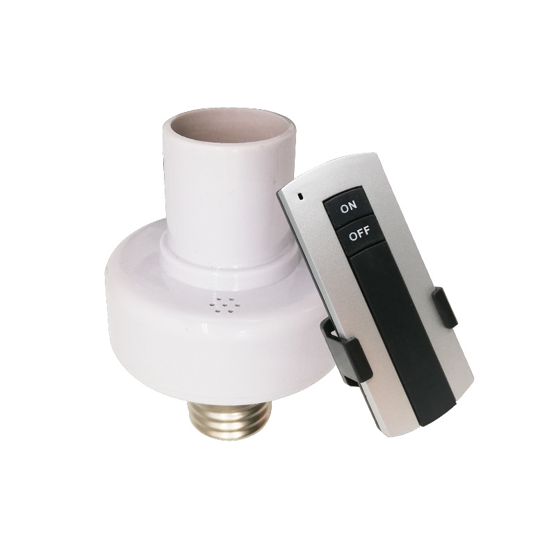 E27 Wireless Remote Control light lamp holder with head screw ...