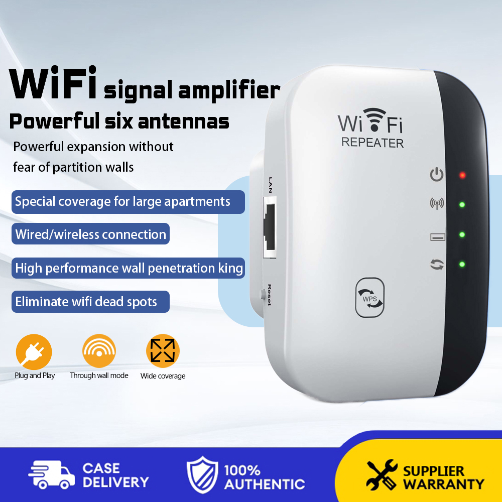 6-Antenna Wifi Repeater Network Routers 1200Mbps Range Expander Wifi ...