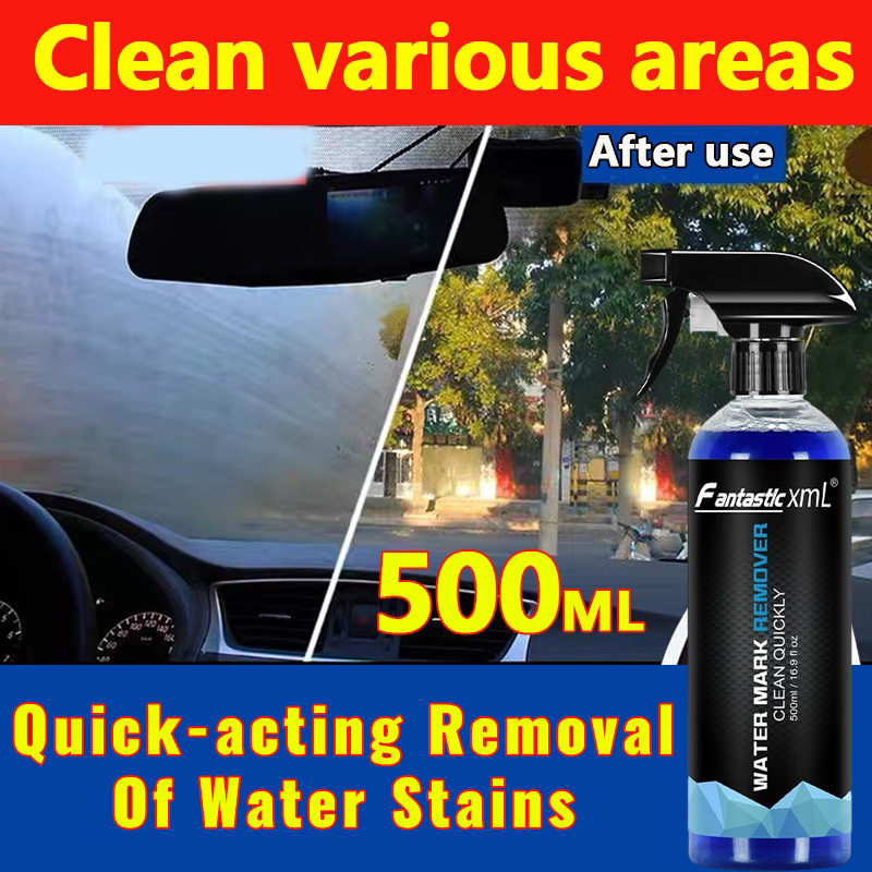 500ml Car Glass Water Stain Remover Easily Removes Acid Rain Water Mark ...