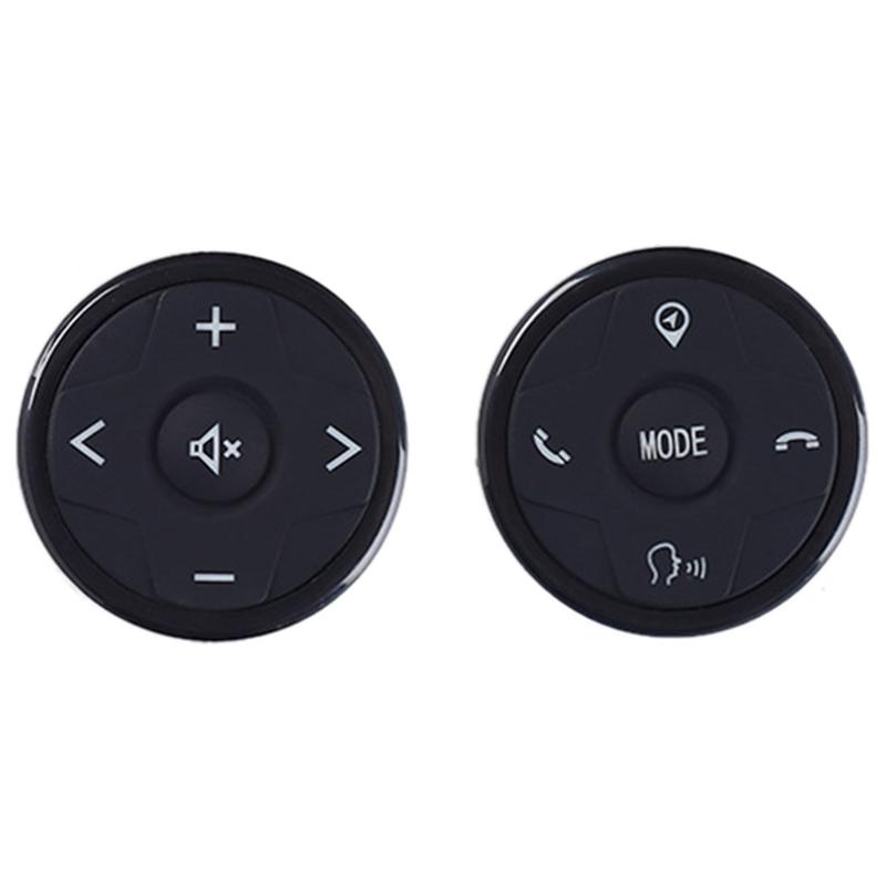 Universal Car Steering Wheel Remote Control Controller 10 Key Music ...
