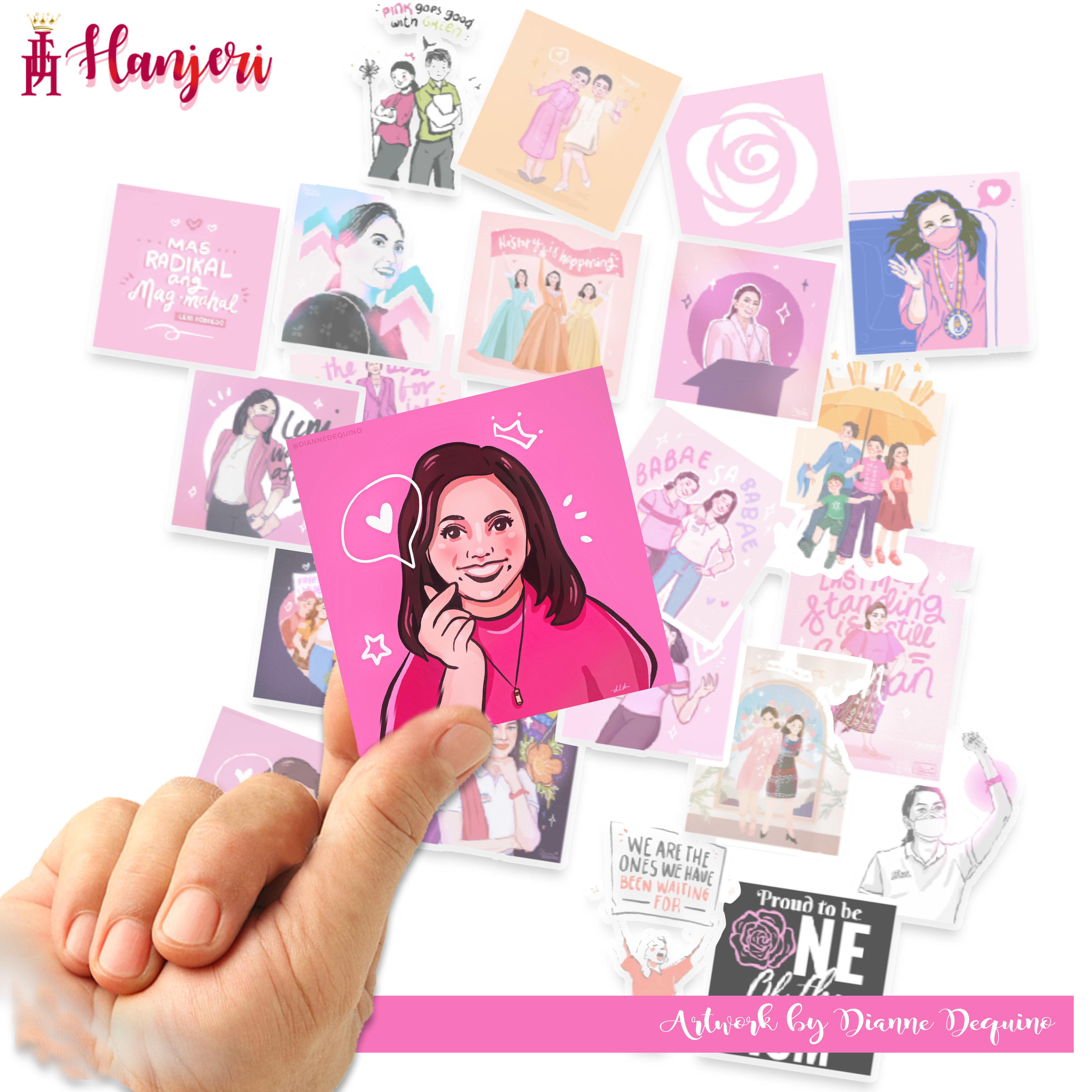 22pcs Leni Robredo Laminated waterproof Vinyl Stickers artwork by ...