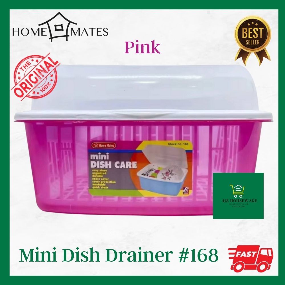 Mini Dish Drainer Care With Cover Pingganan Lagayan ng Plato Hugasin ...