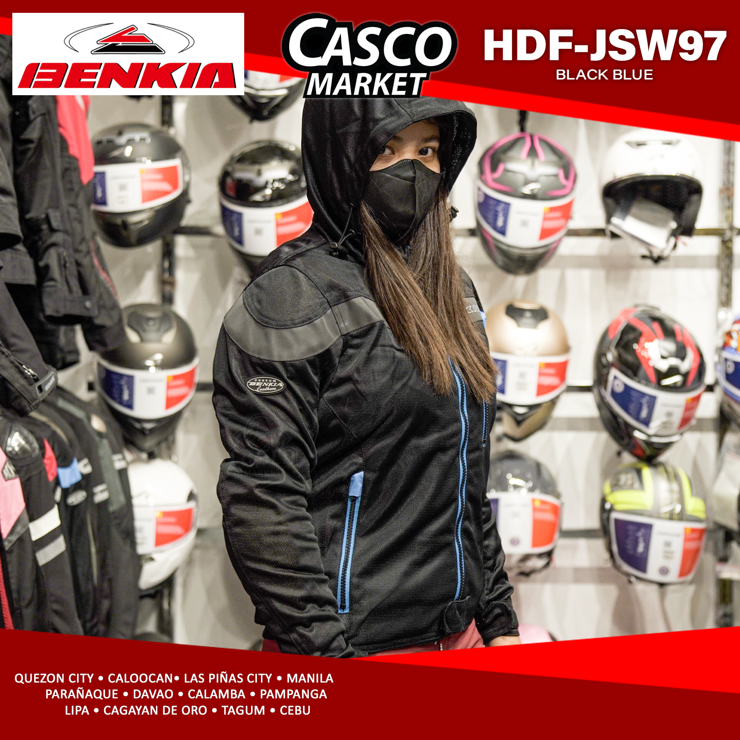 BENKIA HDF-JSW97 MOTORCYCLE RIDING JACKET FOR WOMEN | Lazada PH